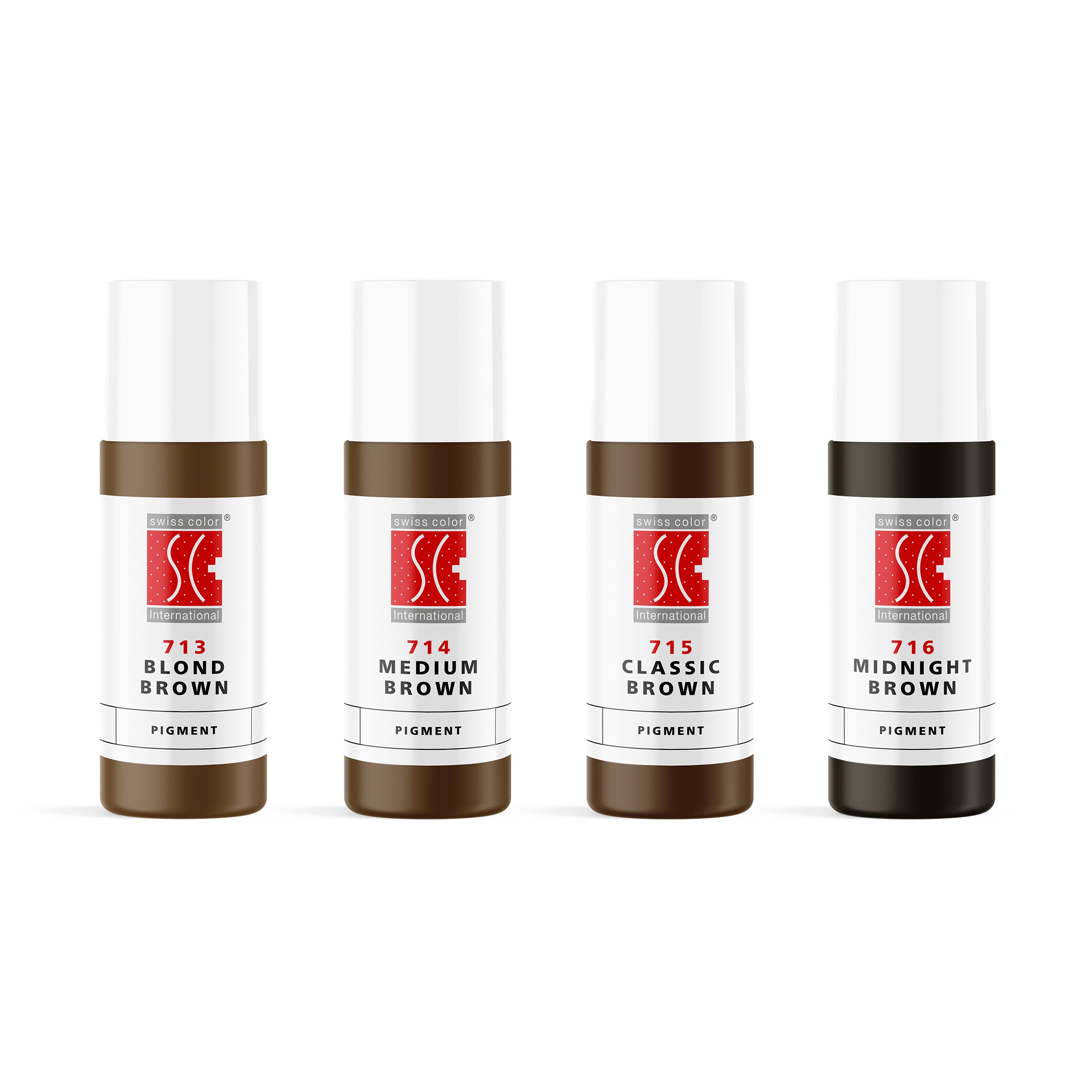 Kit Classic Brow Pigments Swiss Color 4 Minerali Certificati REACH ...